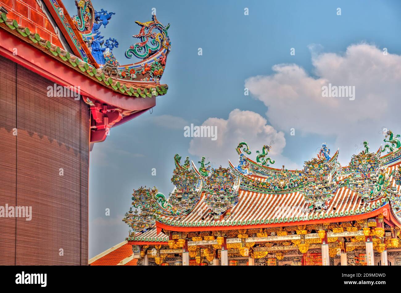 Khoo Kongsi Chinese Clan House, George Town, Penang, Malaysia Stock ...