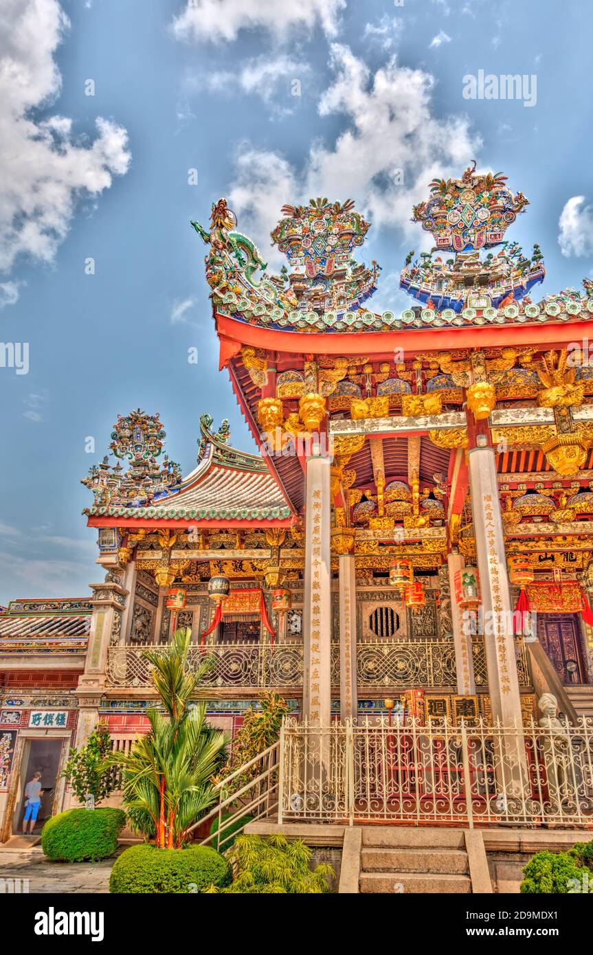 Khoo Kongsi Chinese Clan House, George Town, Penang, Malaysia Stock ...