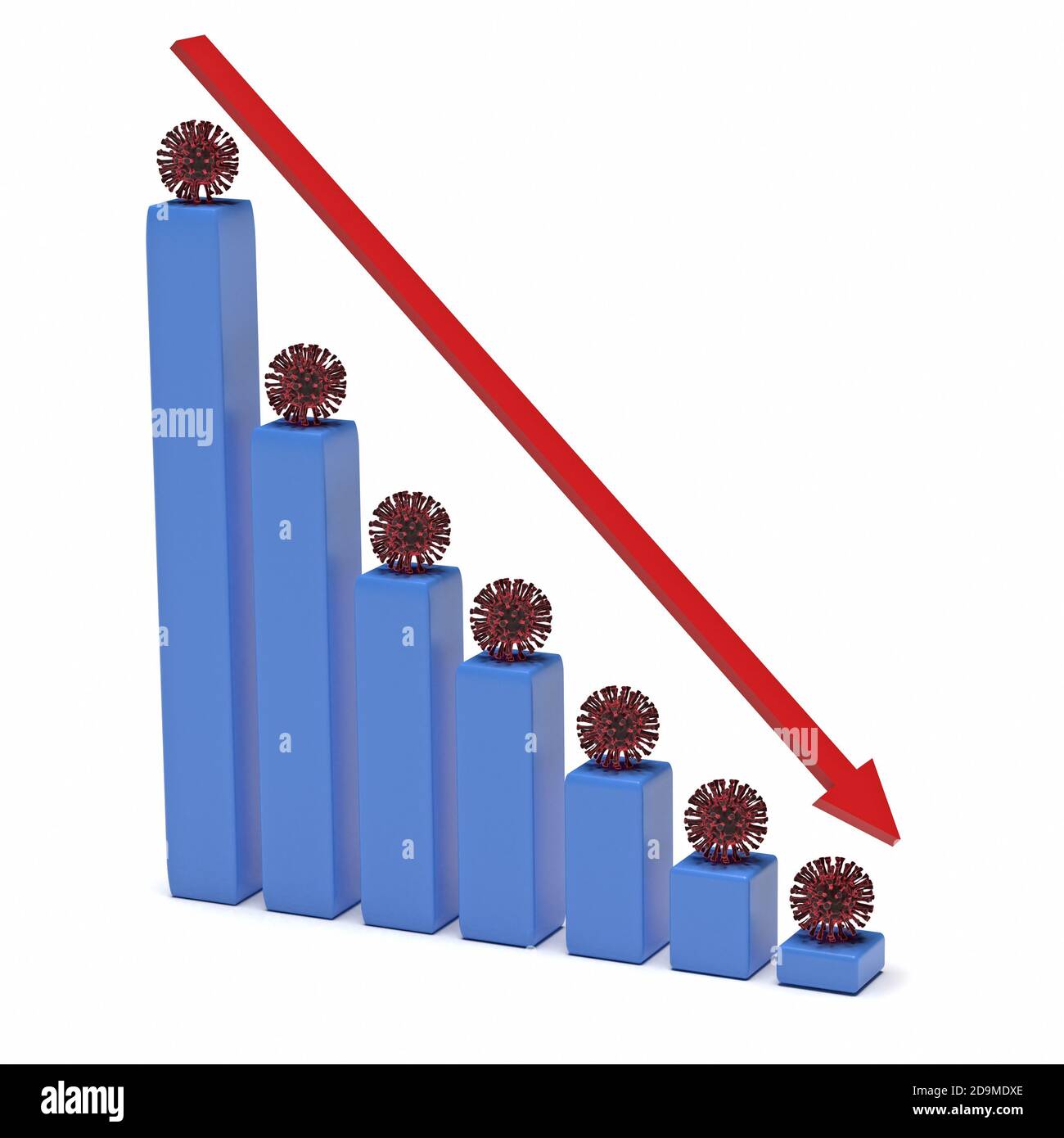Business failure graph down arrow hi-res stock photography and images ...