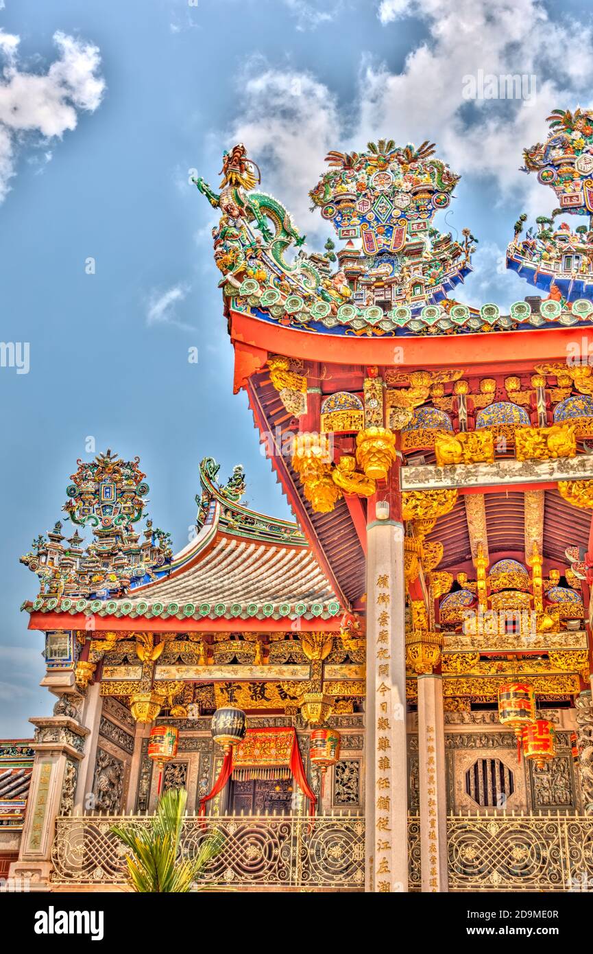Khoo Kongsi Chinese Clan House, George Town, Penang, Malaysia Stock ...