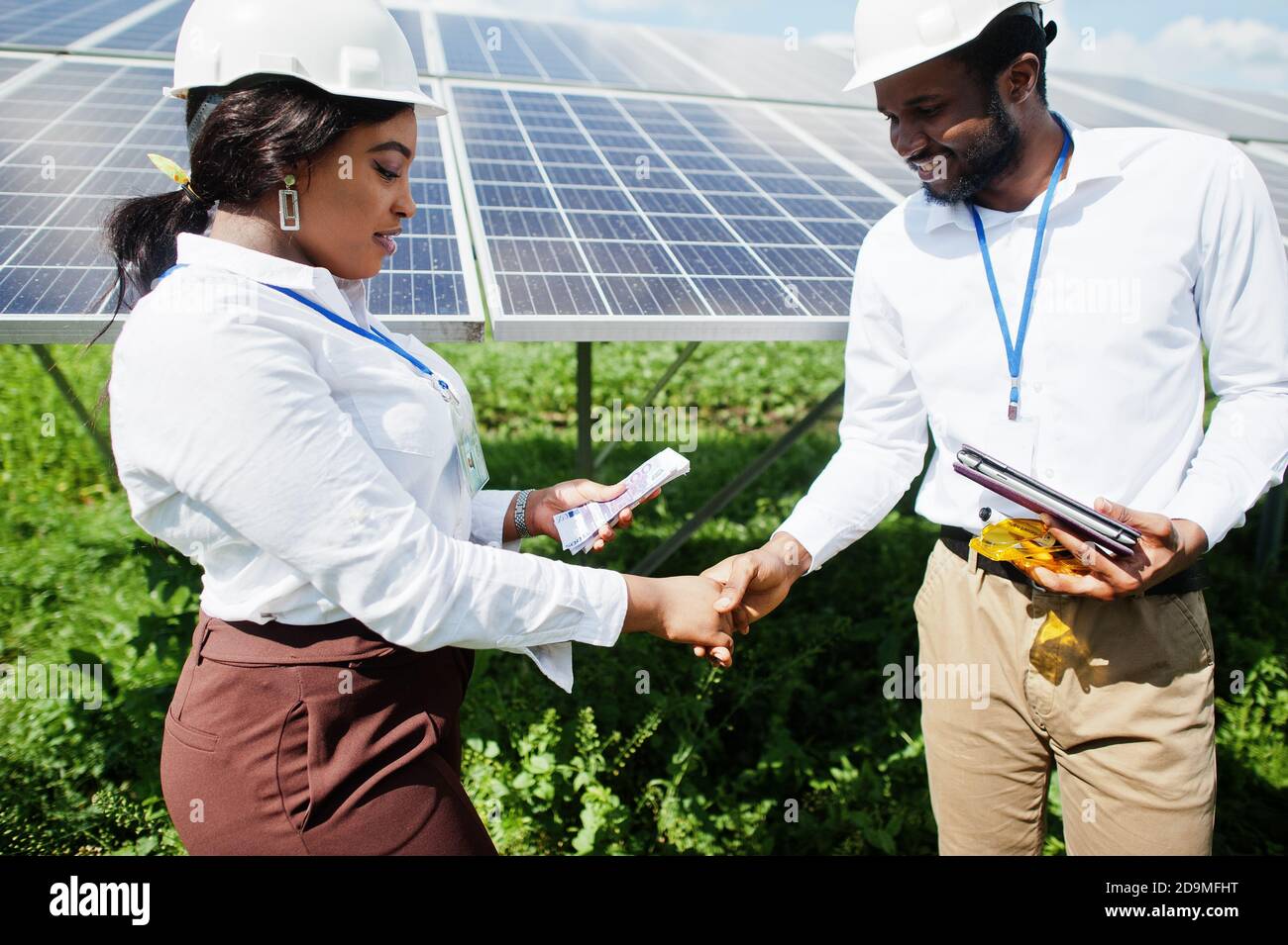 Solar plant maintenance africa hi-res stock photography and images - Alamy