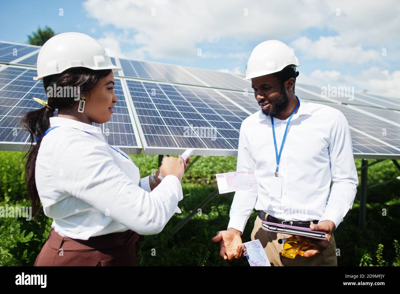Solar plant maintenance africa hi-res stock photography and images - Alamy