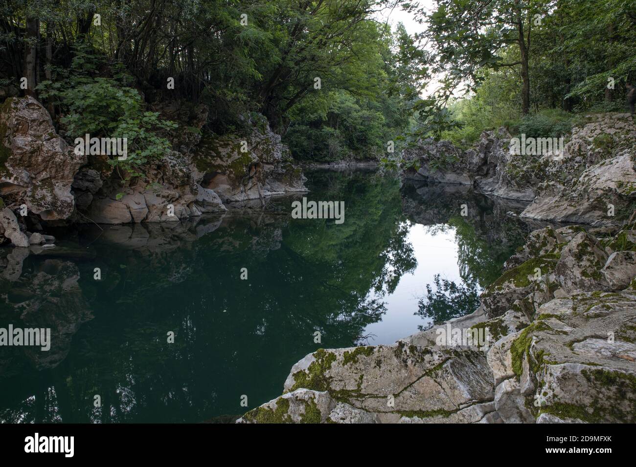 salmon fishing ground in Cantabria Stock Photo - Alamy