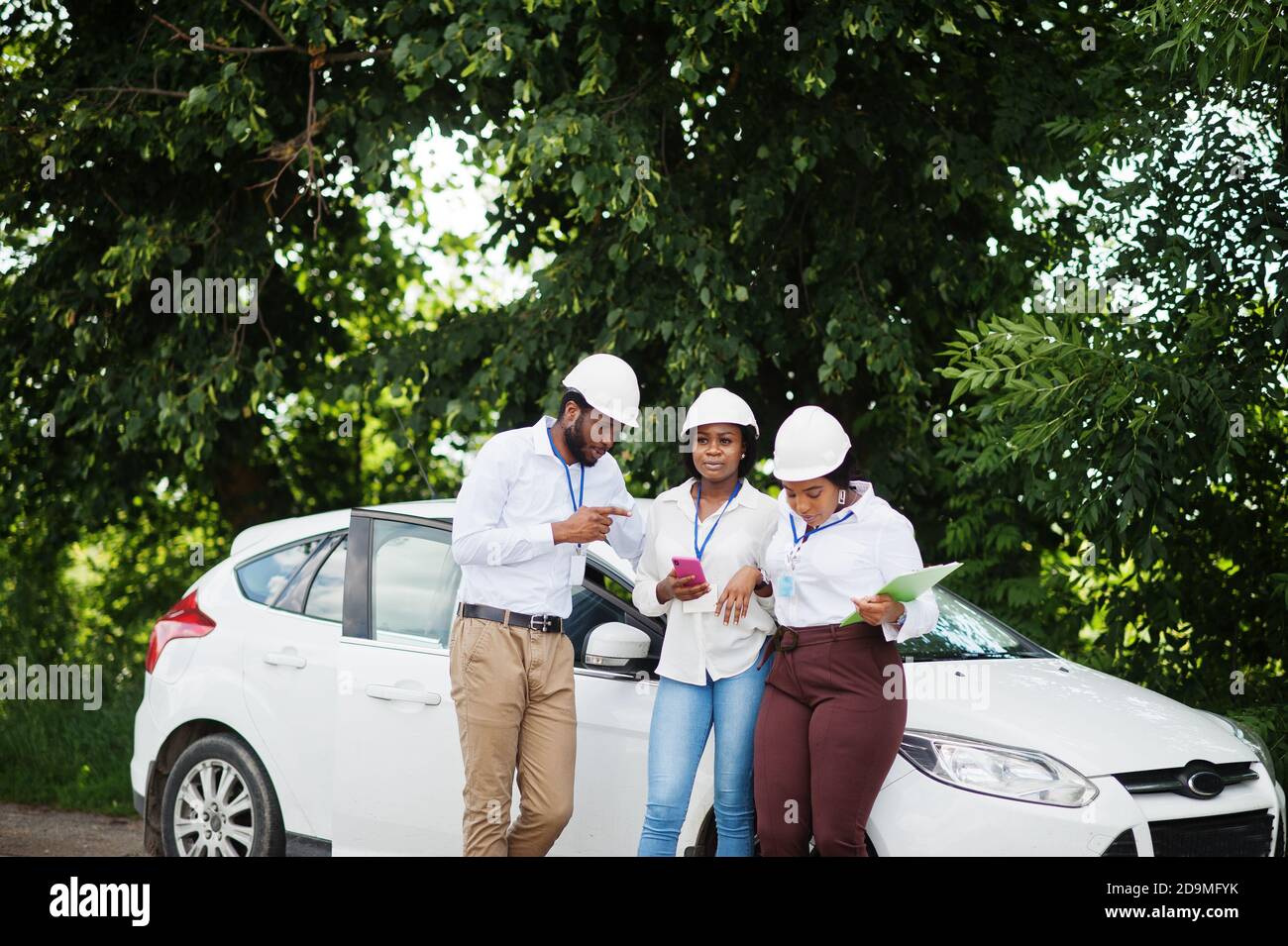 Engineers building an electric car hi-res stock photography and images ...
