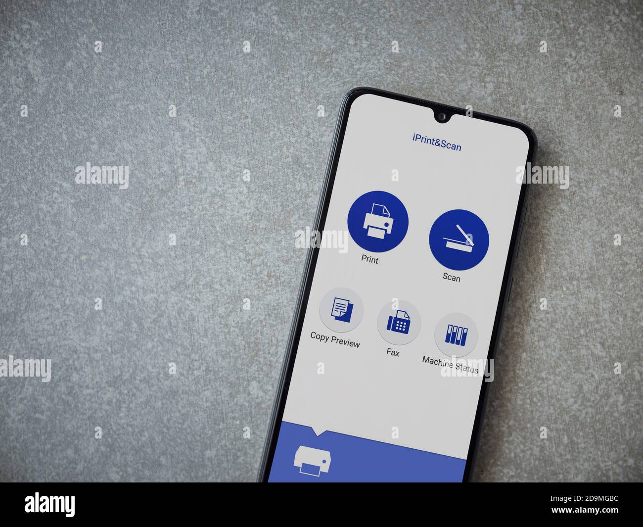 Lod, Israel - July 8, 2020: Brother iPrint&Scan app launch screen with ...