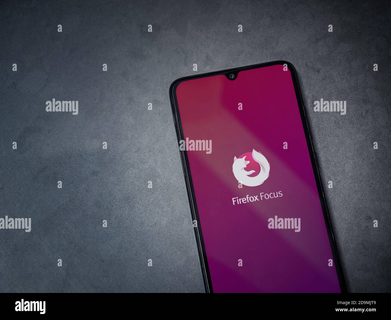 Lod, Israel - July 8, 2020: Firefox Focus app launch screen with logo ...