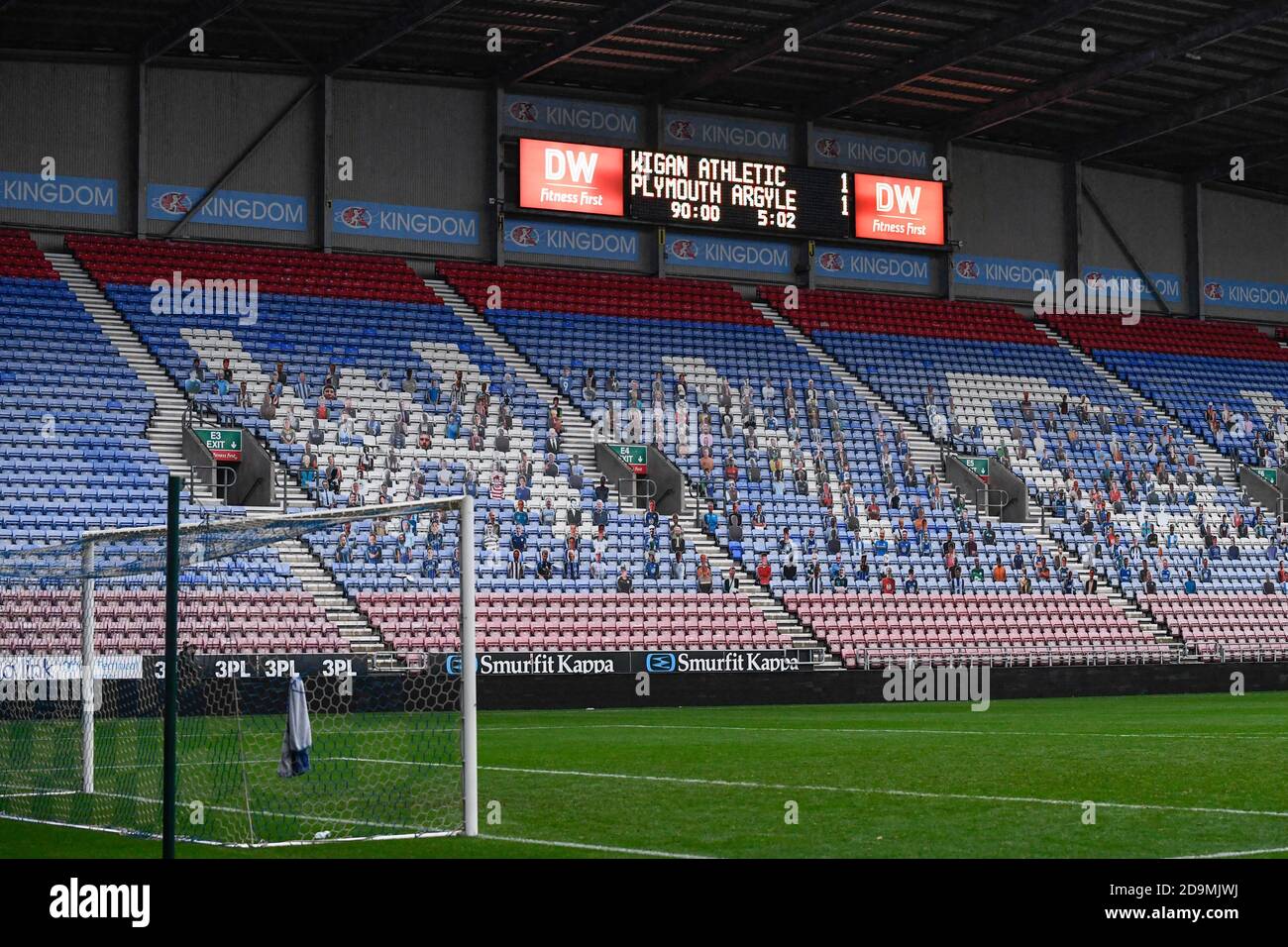The scoreboard shows the final score after the game Stock Photo - Alamy