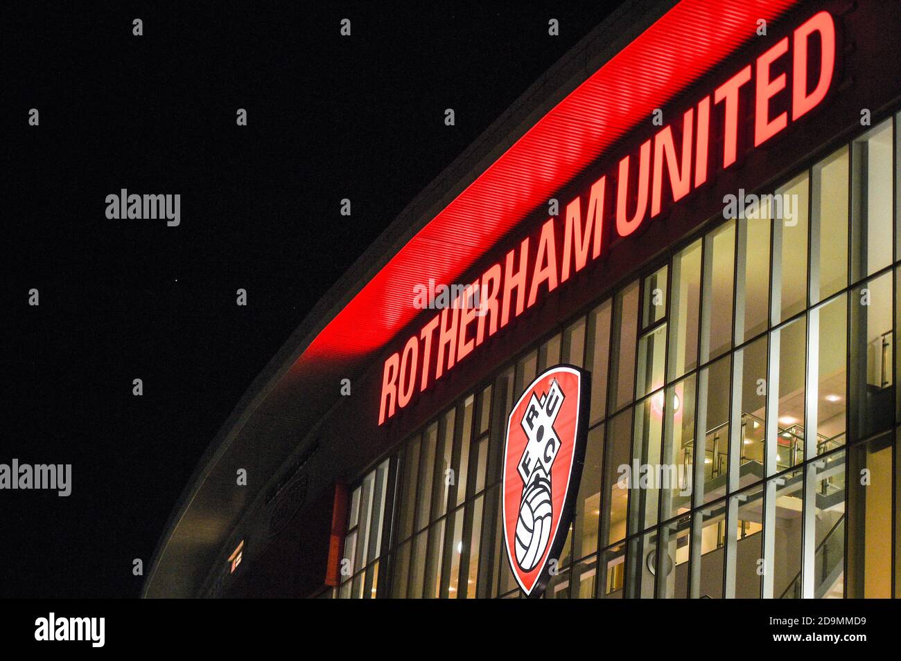 New York Stadium, Rotherham, external general view Stock Photo - Alamy