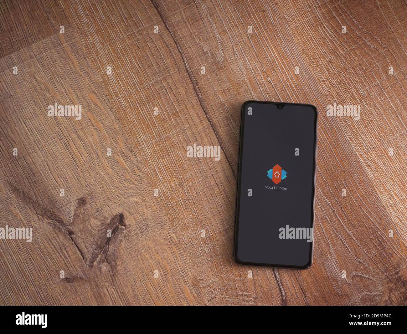 Lod, Israel - July 8, 2020: Nova Launcher app launch screen with logo ...