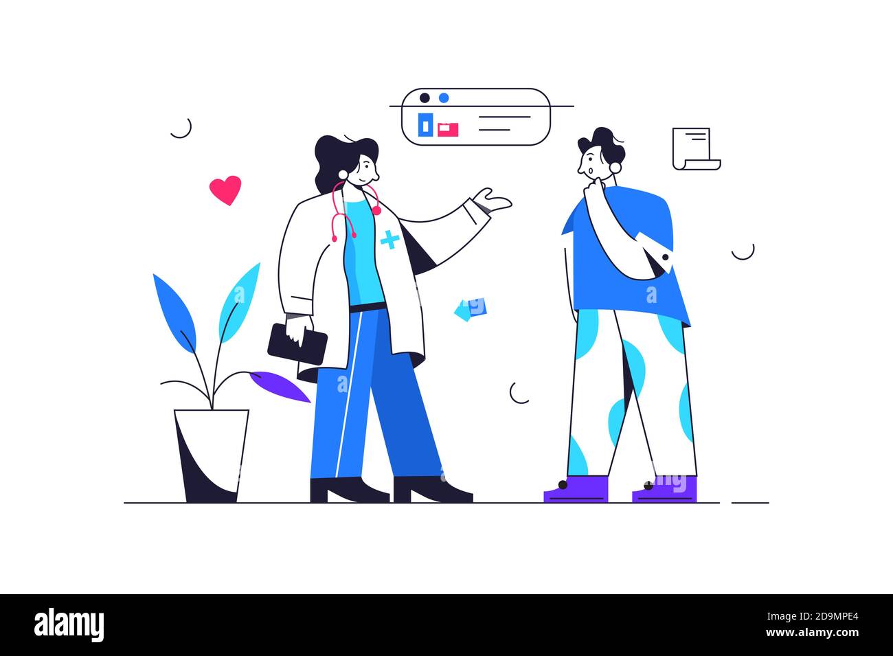 Medical doctor nurse girl Stock Vector Images - Alamy