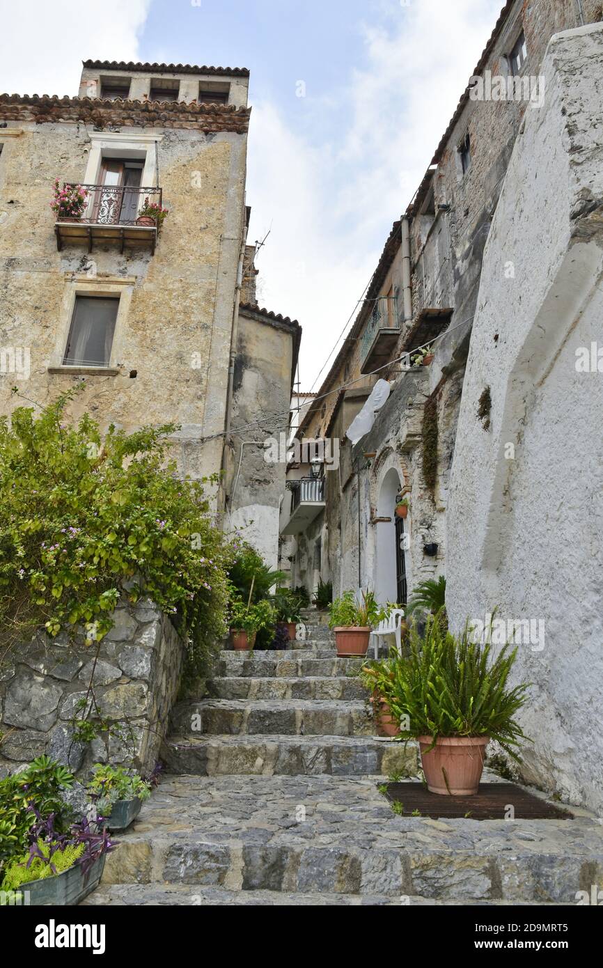 Old town scalea calabria italy hi-res stock photography and images - Alamy