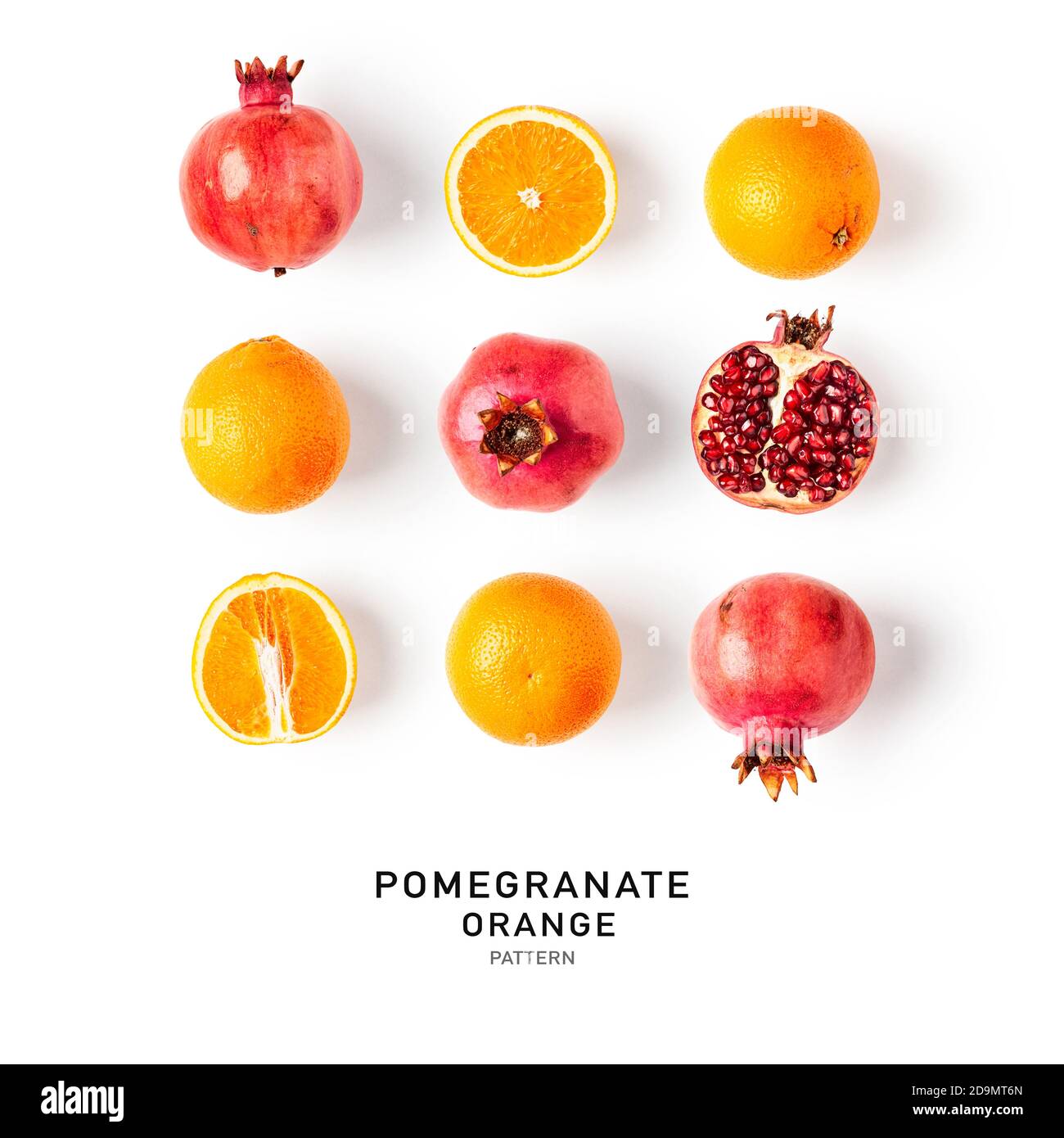 Creative layout fresh orange Cut Out Stock Images & Pictures - Alamy