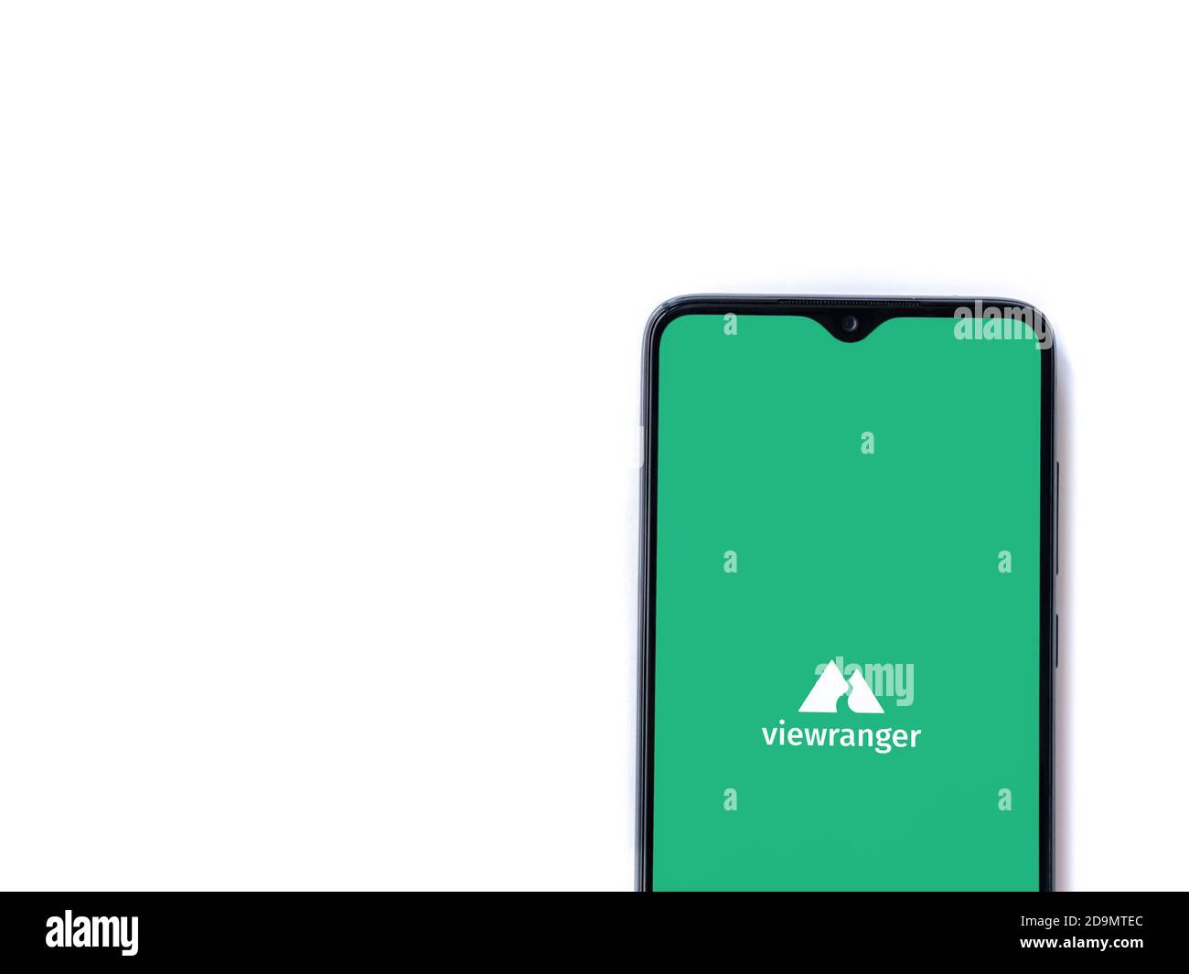 Lod, Israel - July 8, 2020: ViewRanger app launch screen with logo on ...