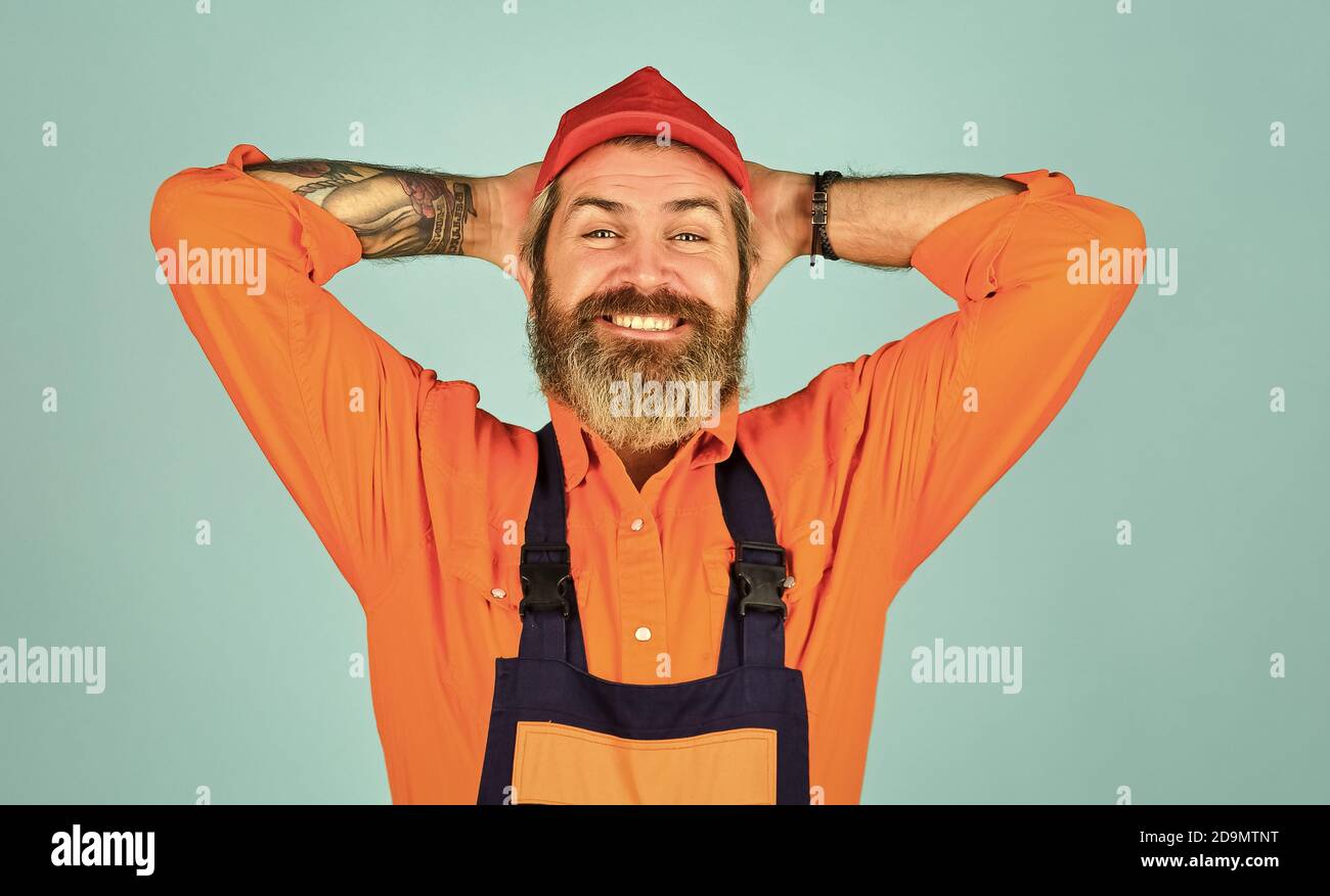 Bearded Plasterer High Resolution Stock Photography and Images - Alamy