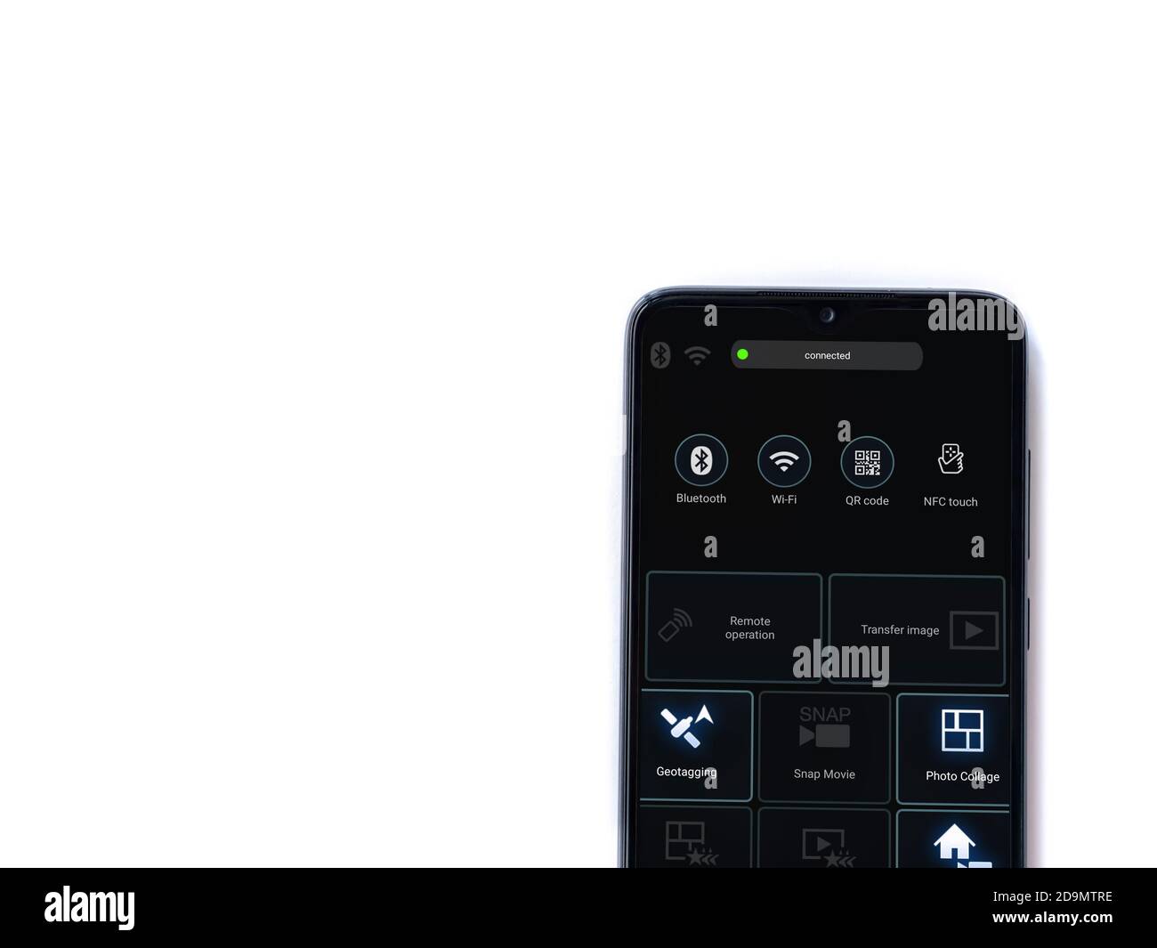 Lod, Israel - July 8, 2020: Panasonic Image App app launch screen with ...