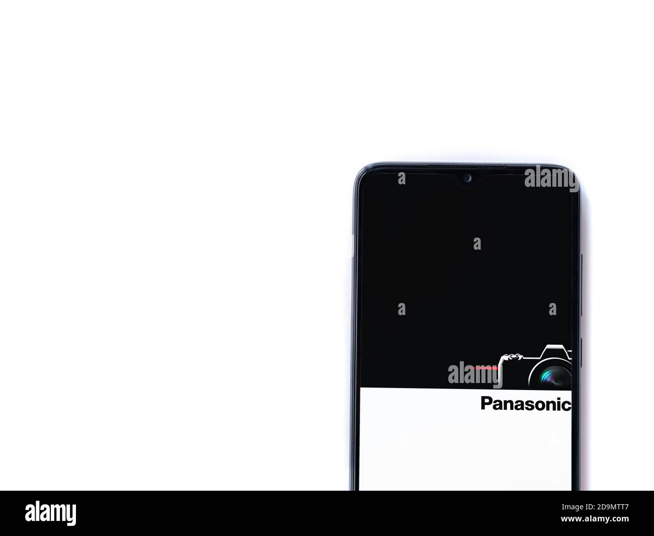 Lod, Israel - July 8, 2020: Panasonic LUMIX Sync app launch screen with ...