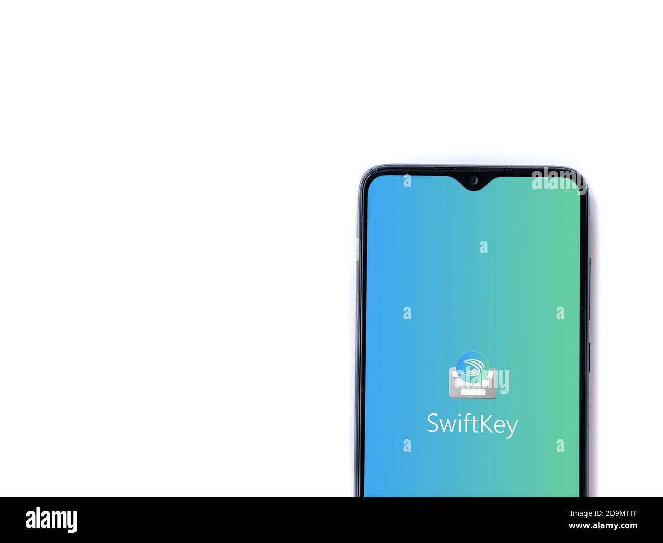 Lod, Israel - July 8, 2020: Microsoft SwiftKey Keyboard app launch ...