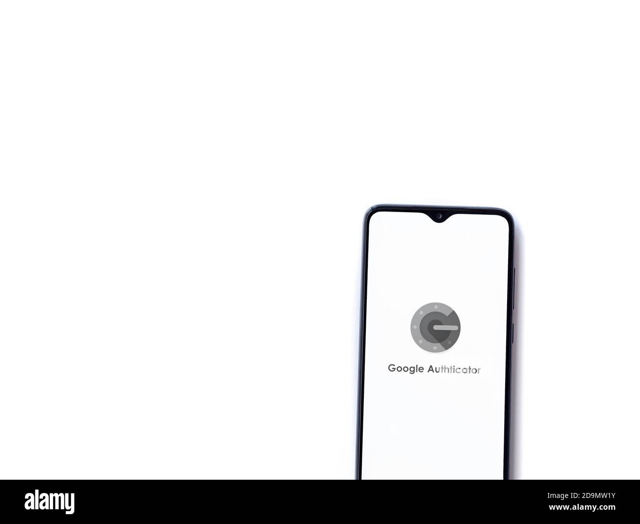 Lod, Israel - July 8, 2020: Google Authenticator app launch screen with ...