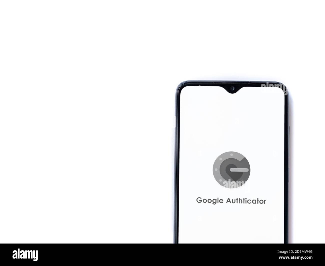 Lod, Israel - July 8, 2020: Google Authenticator app launch screen with ...