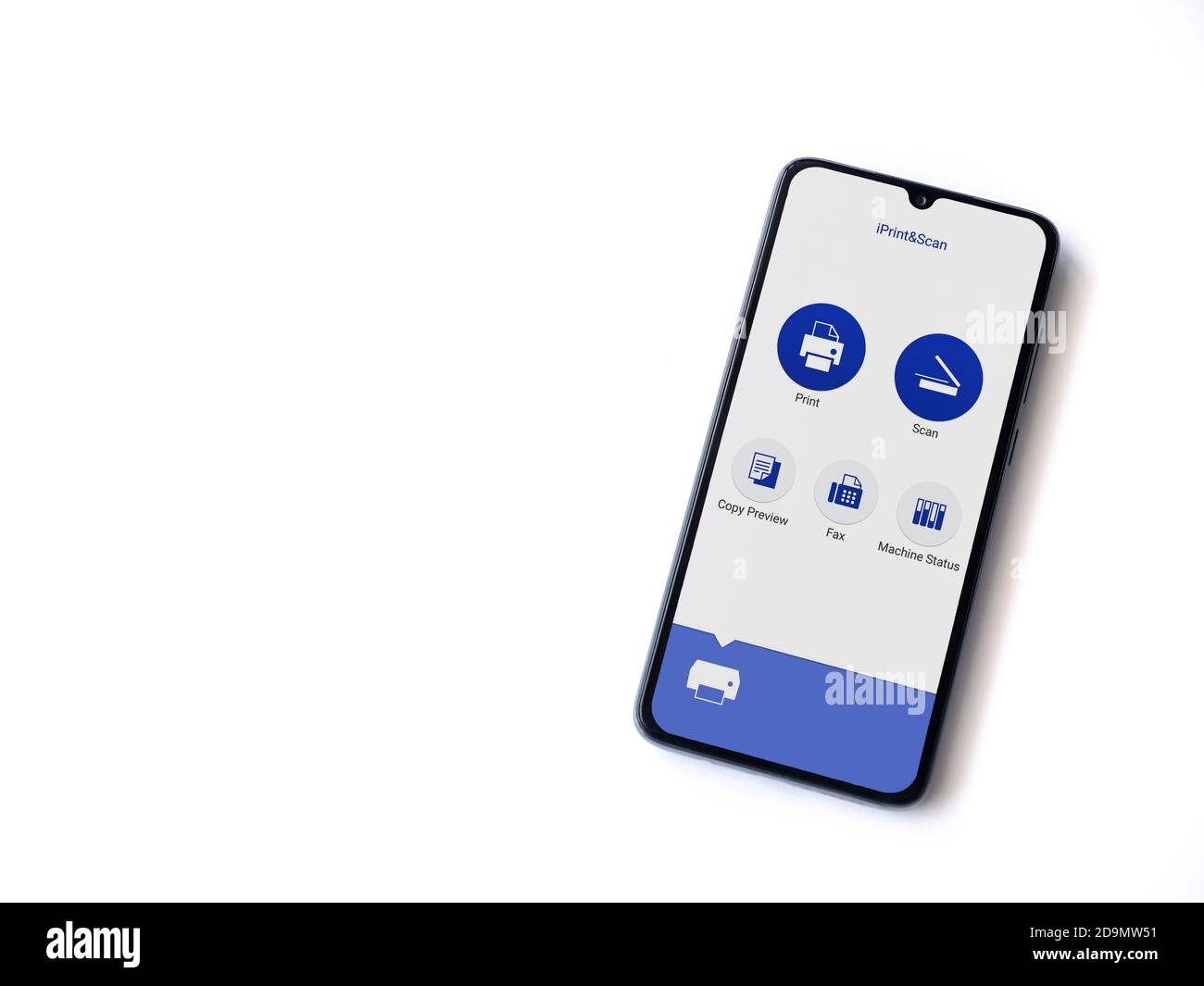 Lod, Israel - July 8, 2020: Brother iPrint&Scan app launch screen with ...