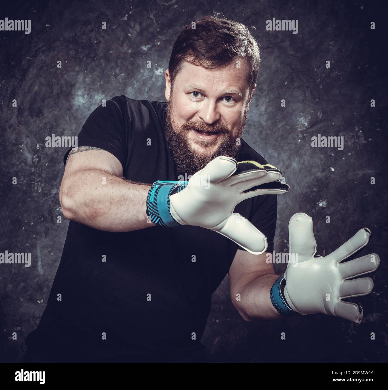 Bearded soccer player hi-res stock photography and images - Alamy