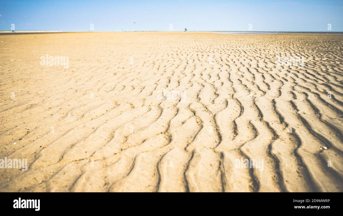 The sand and the sea - ebb and water - light and shadow - wave patterns ...