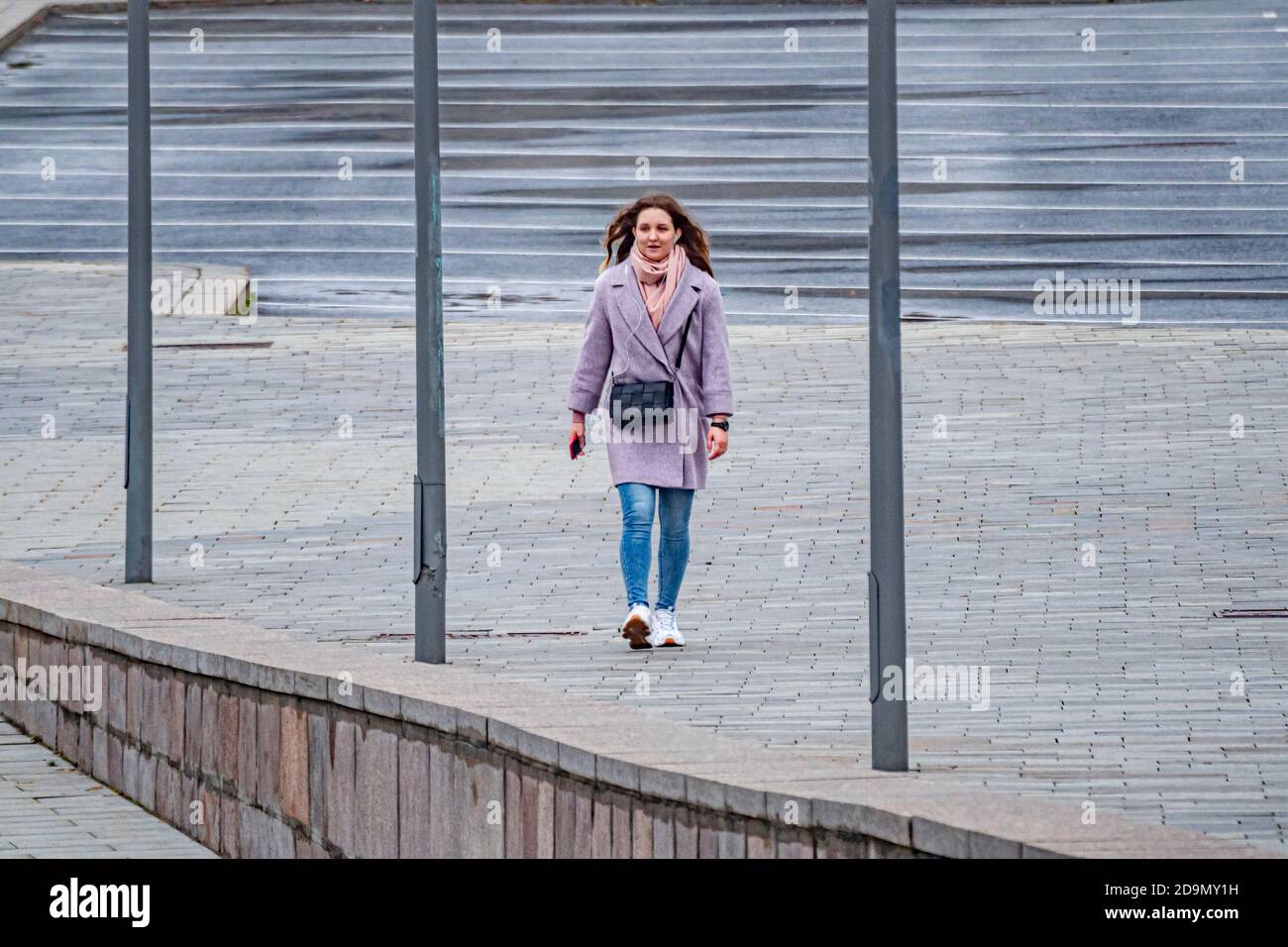 Russia, Moscow. People walk in a street Stock Photo - Alamy
