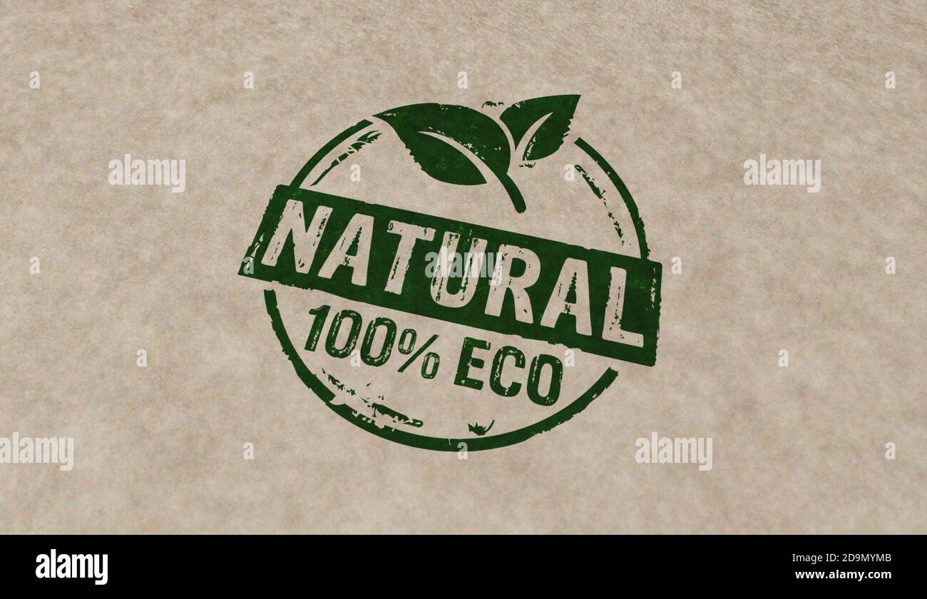 Natural eco stamp icons in few color versions. Ecology, nature, green ...