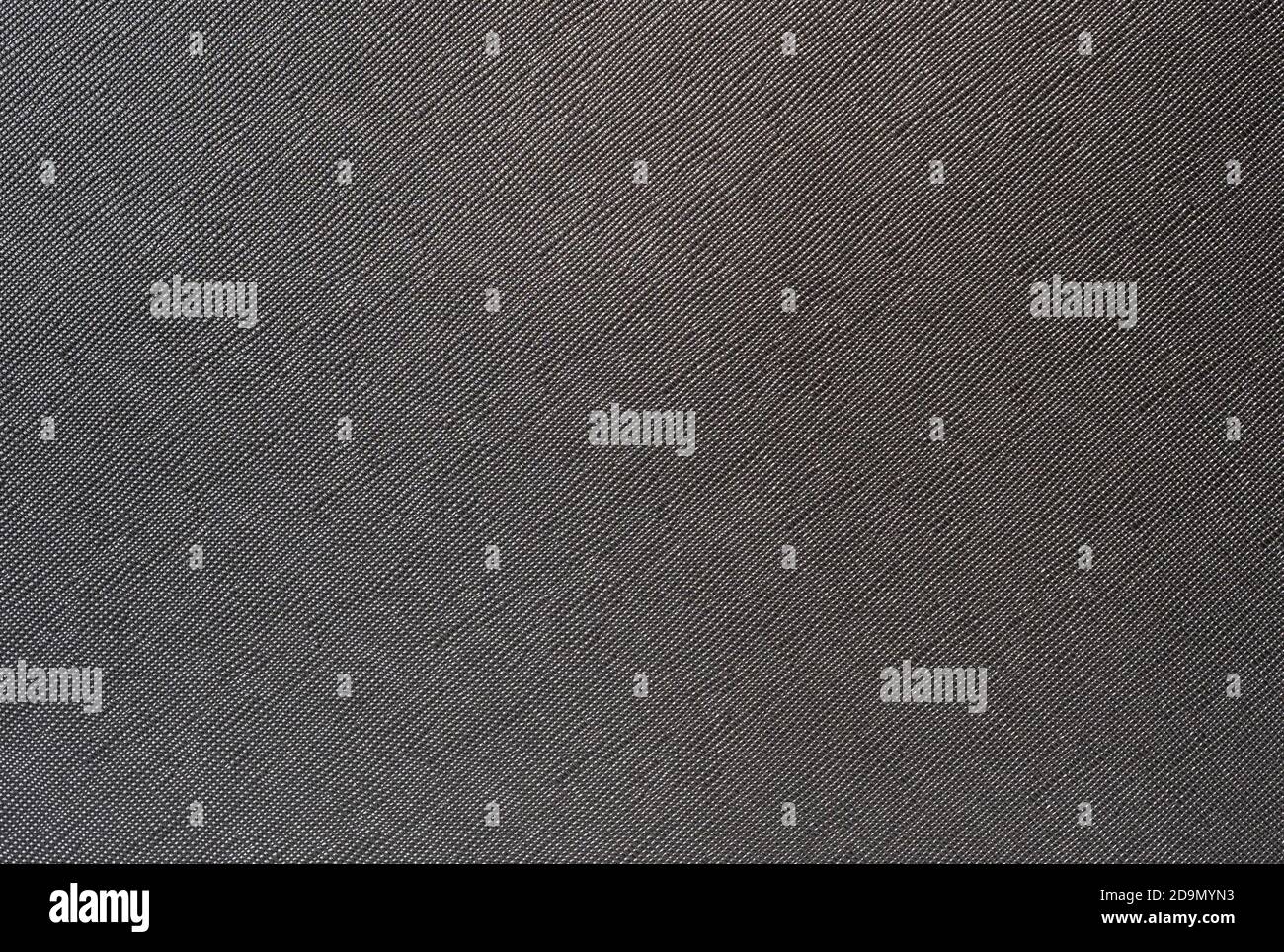 grey background from a textile material with wicker pattern, closeup ...