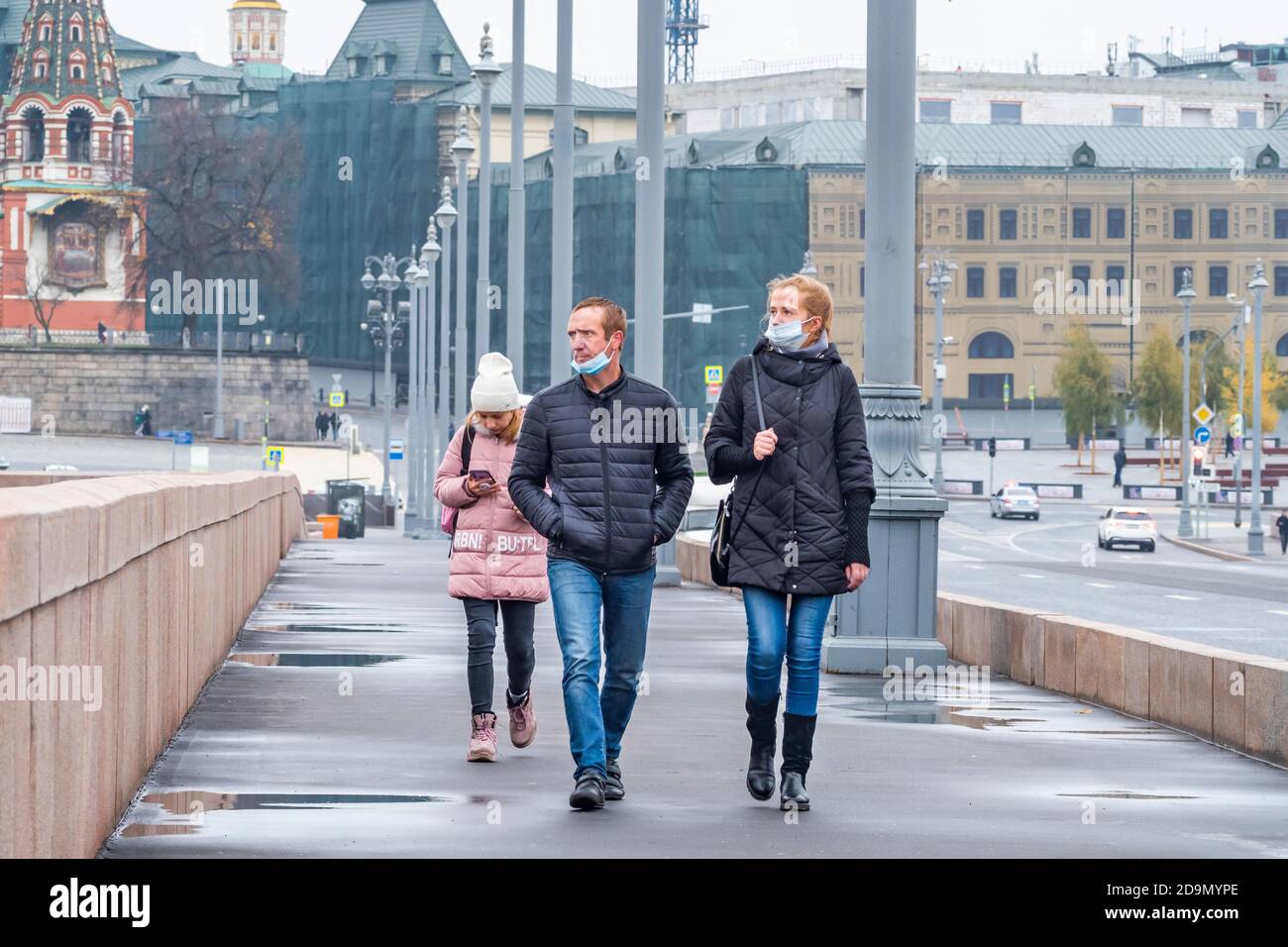 Russia, Moscow. People walk in a street Stock Photo - Alamy