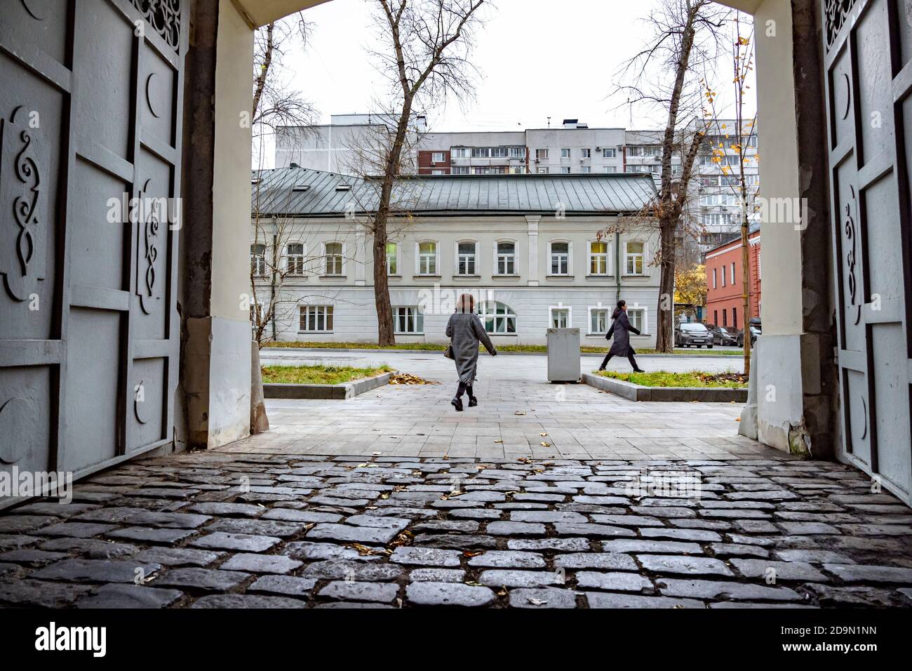 Russia, Moscow. People walk in a street Stock Photo - Alamy