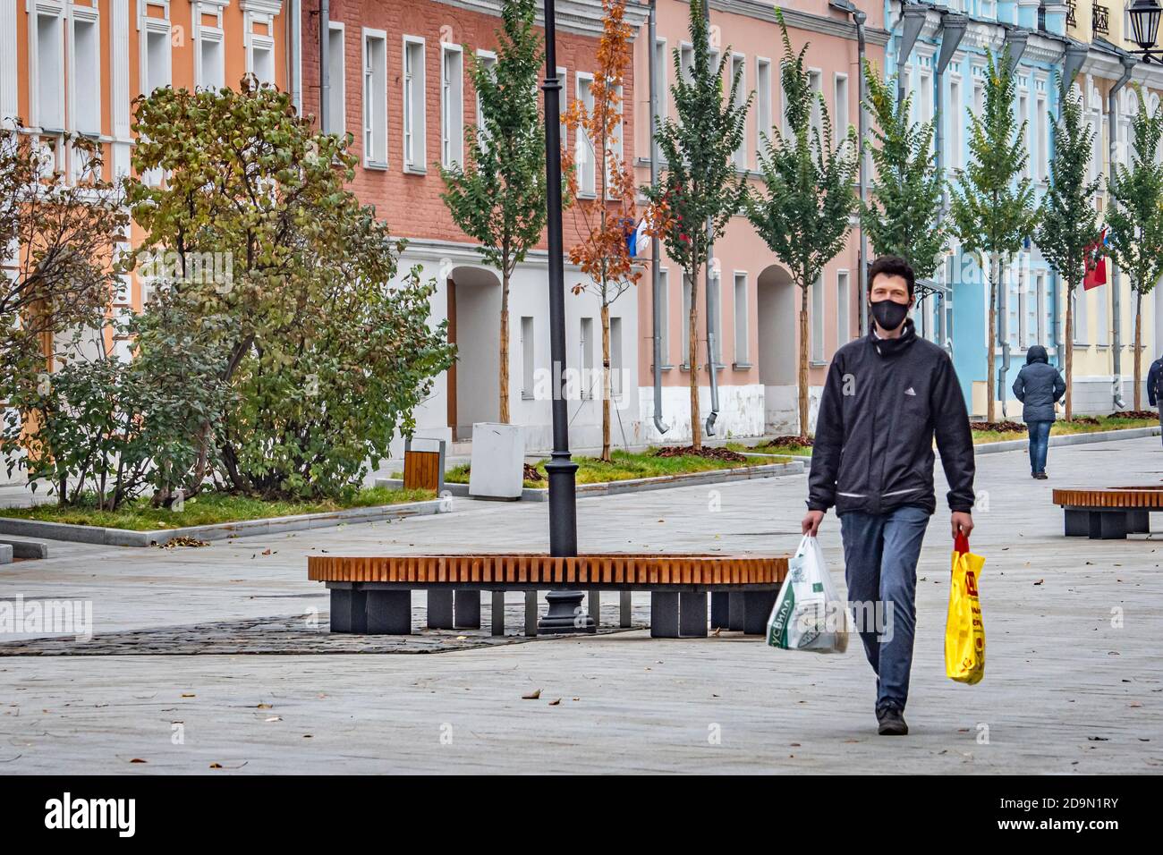 Russia, Moscow. People walk in a street Stock Photo - Alamy