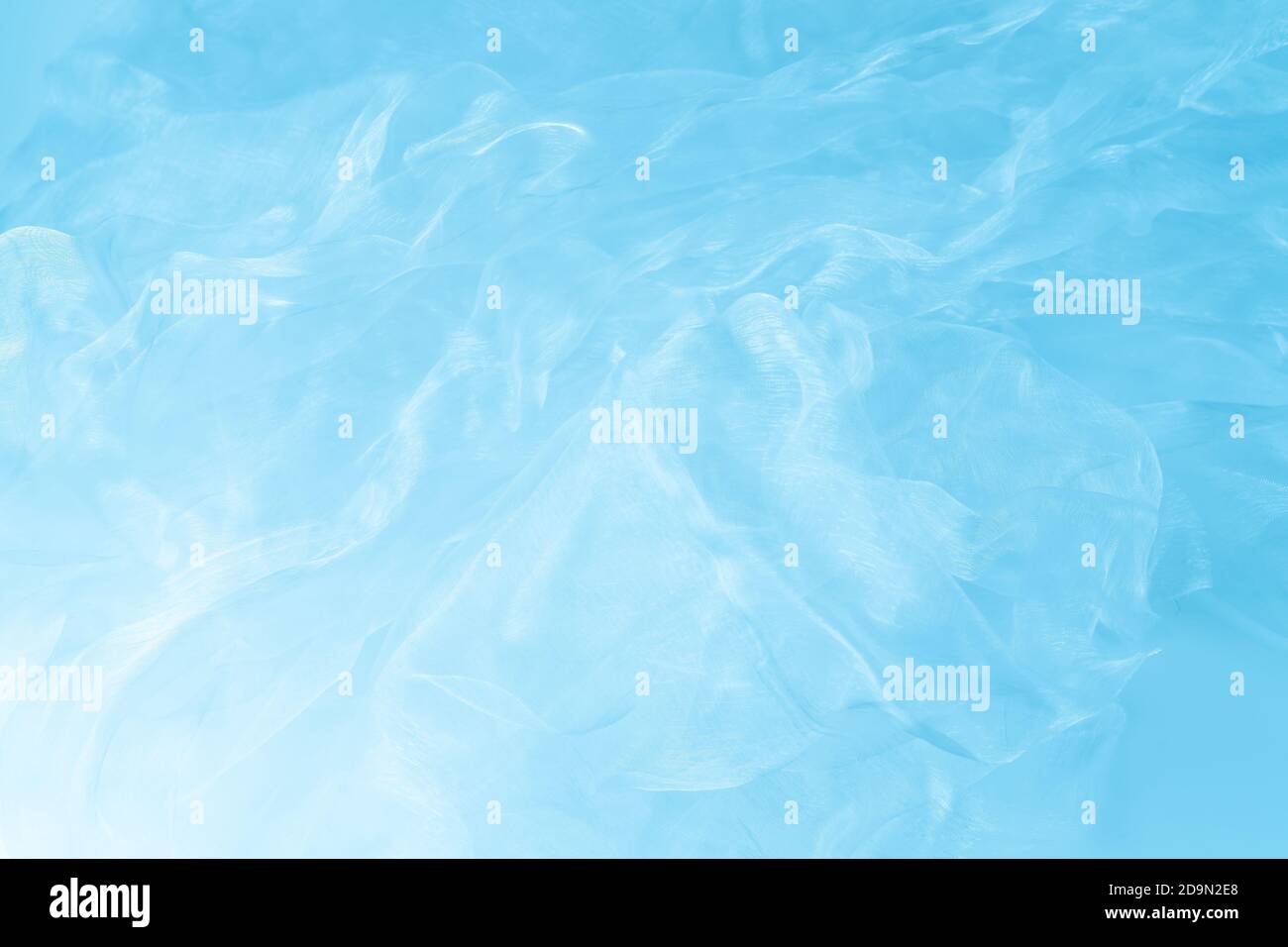 Transparent fabric background in blue color Stock Photo - Alamy