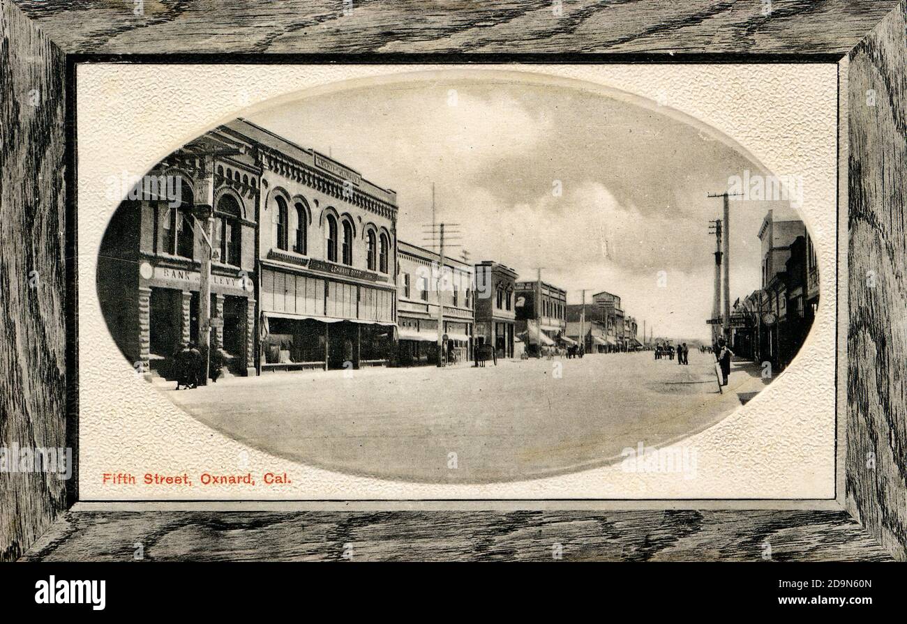Oxnard, California Historic Post Cards Stock Photo - Alamy