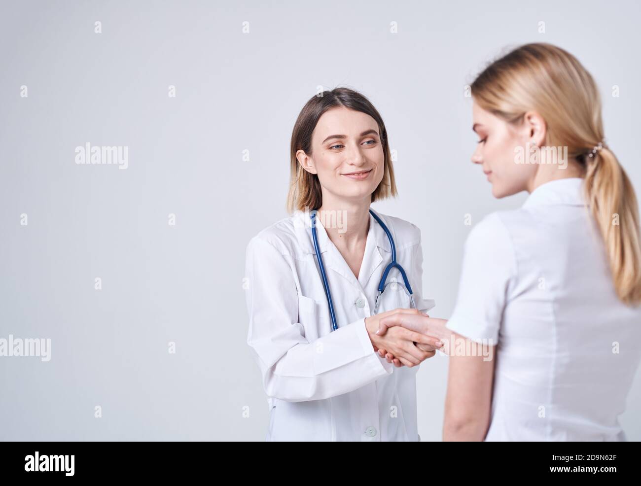 Woman Hospital Gown Back View High Resolution Stock Photography and ...
