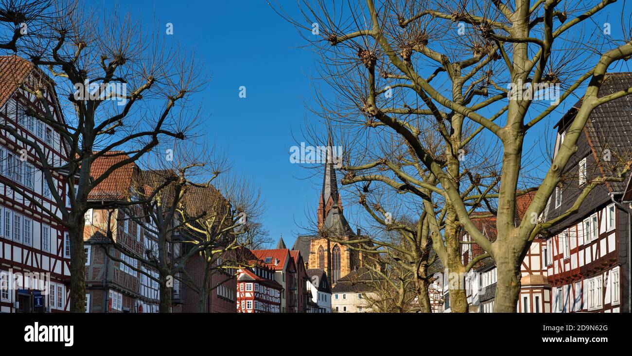 Europe, Germany, Hesse, Ederbergland, town of Frankenberg an der Eder ...
