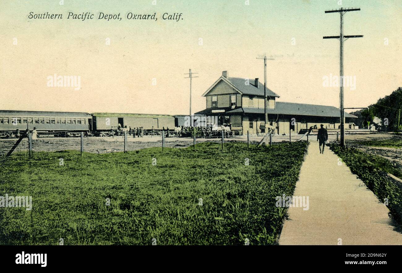 Oxnard, California Historic Post Cards Stock Photo - Alamy
