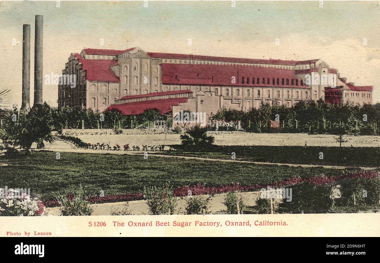 Oxnard, California Historic Post Cards Stock Photo - Alamy