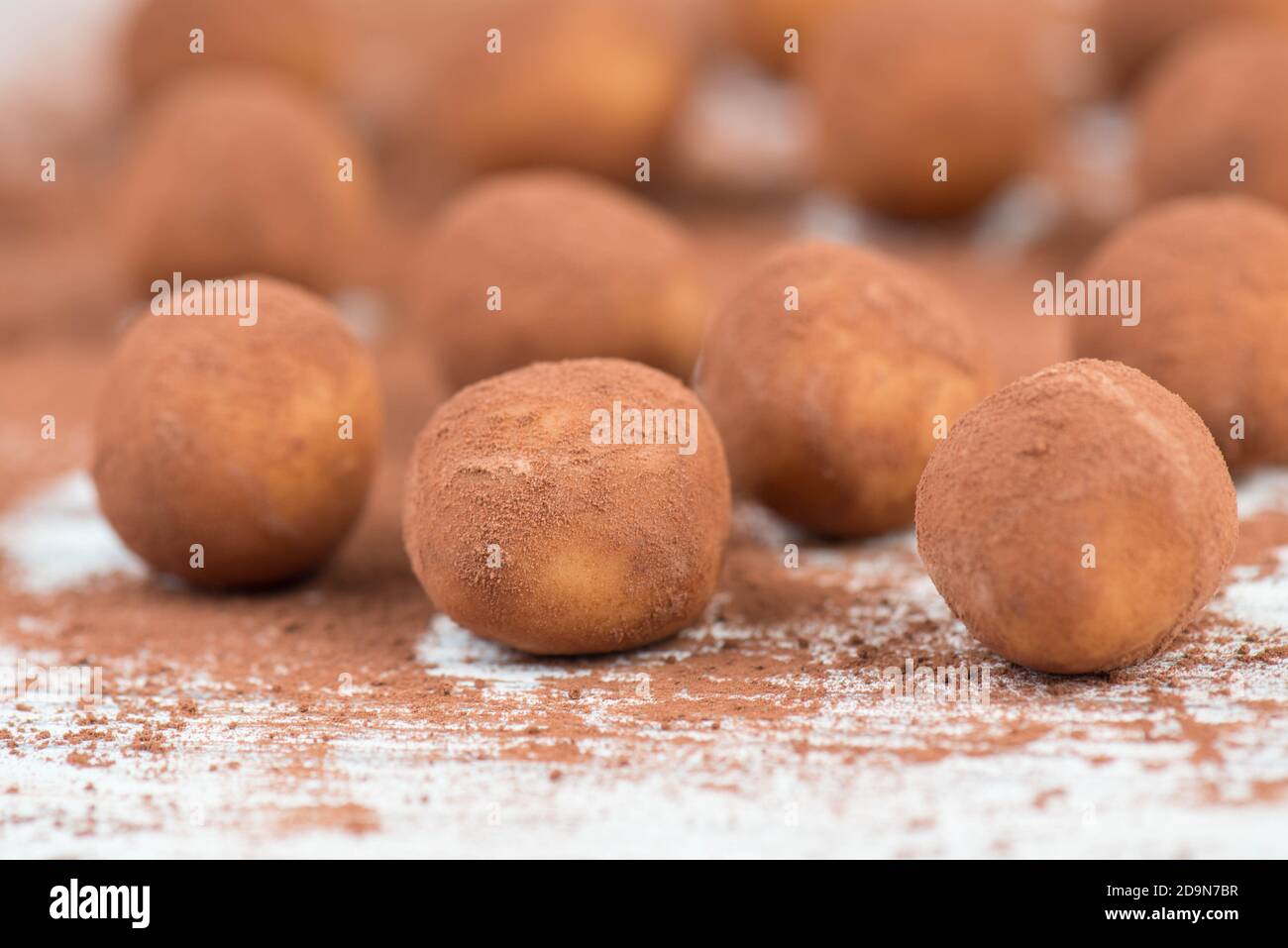 Marzipan potatoes, in german called Marzipankartoffeln, with cacao ...