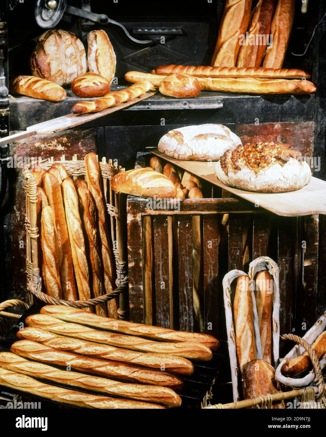 1970s BREADS CRUSTY BAGUETTES FRENCH ITALIAN RUSTIC ROUND LOAVES ...