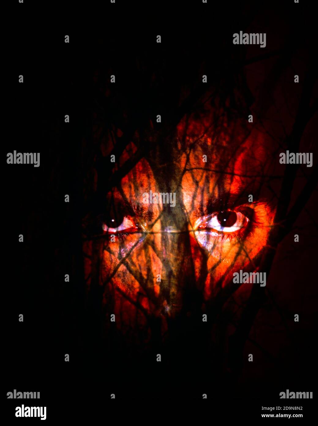 Pair Of Scary Evil Eyes