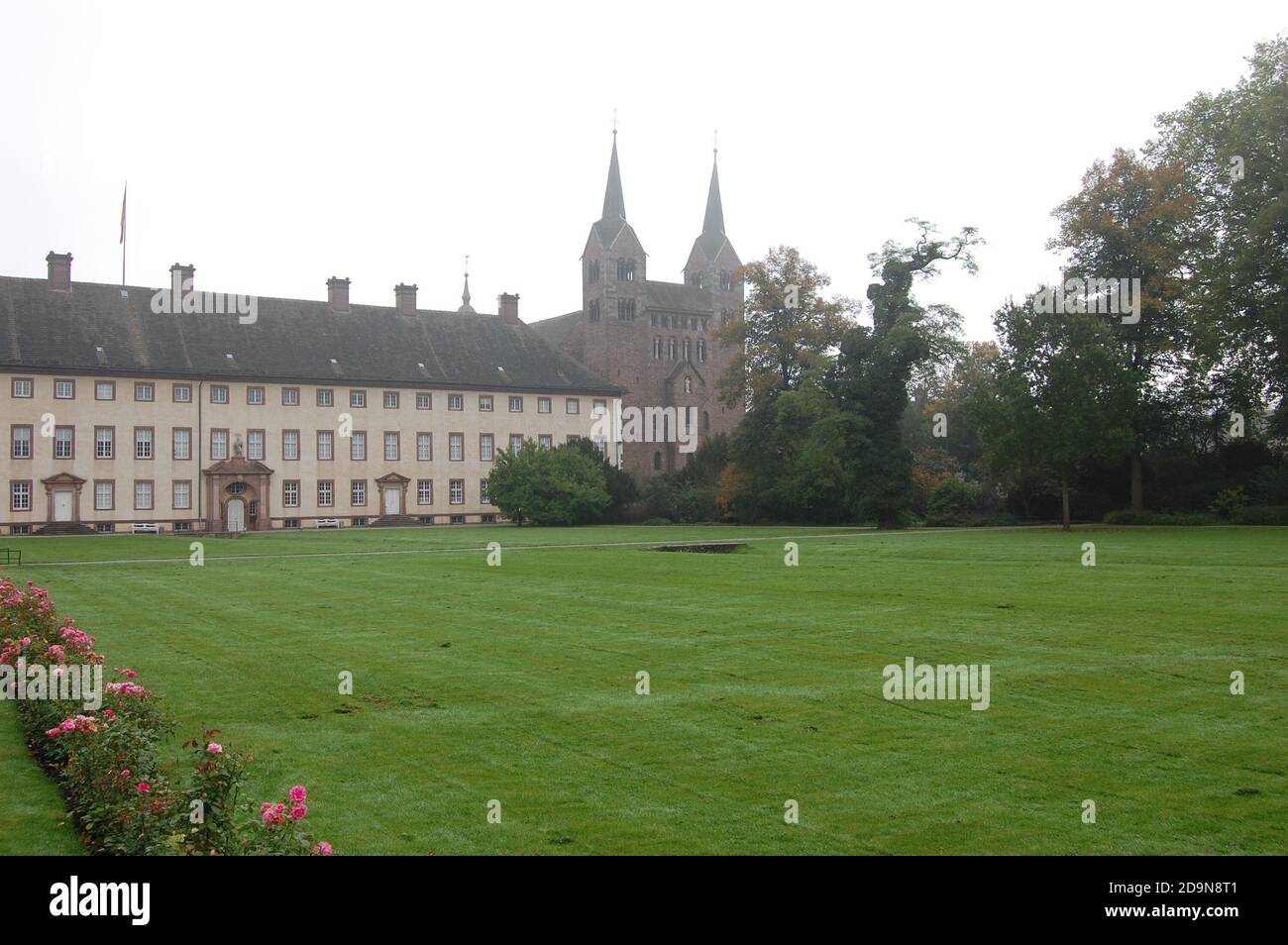 Castle and Abbey Corvey in Höxter, Germany Stock Photo - Alamy