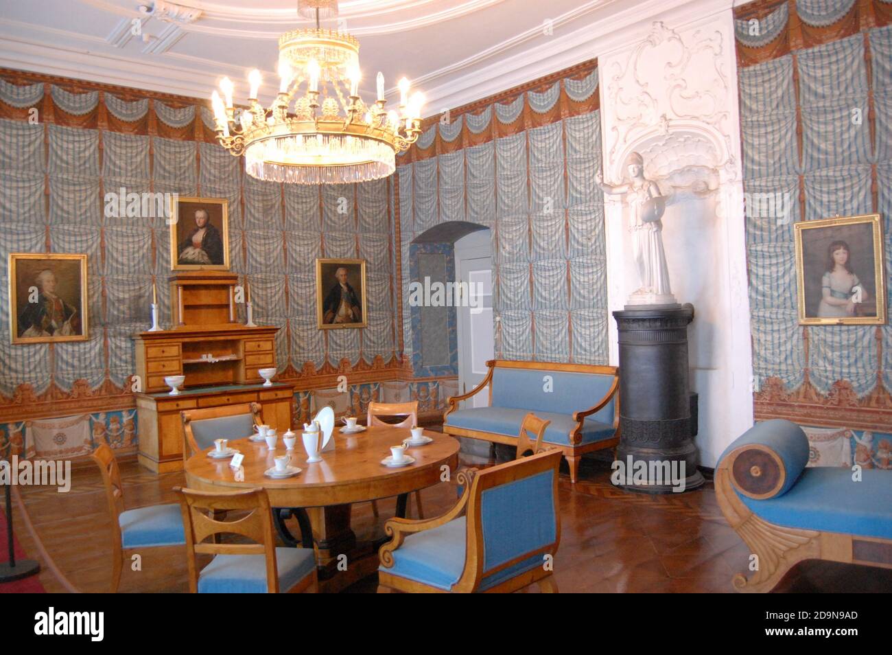 Room in the Corvey Castle in Höxter, Germany Stock Photo - Alamy
