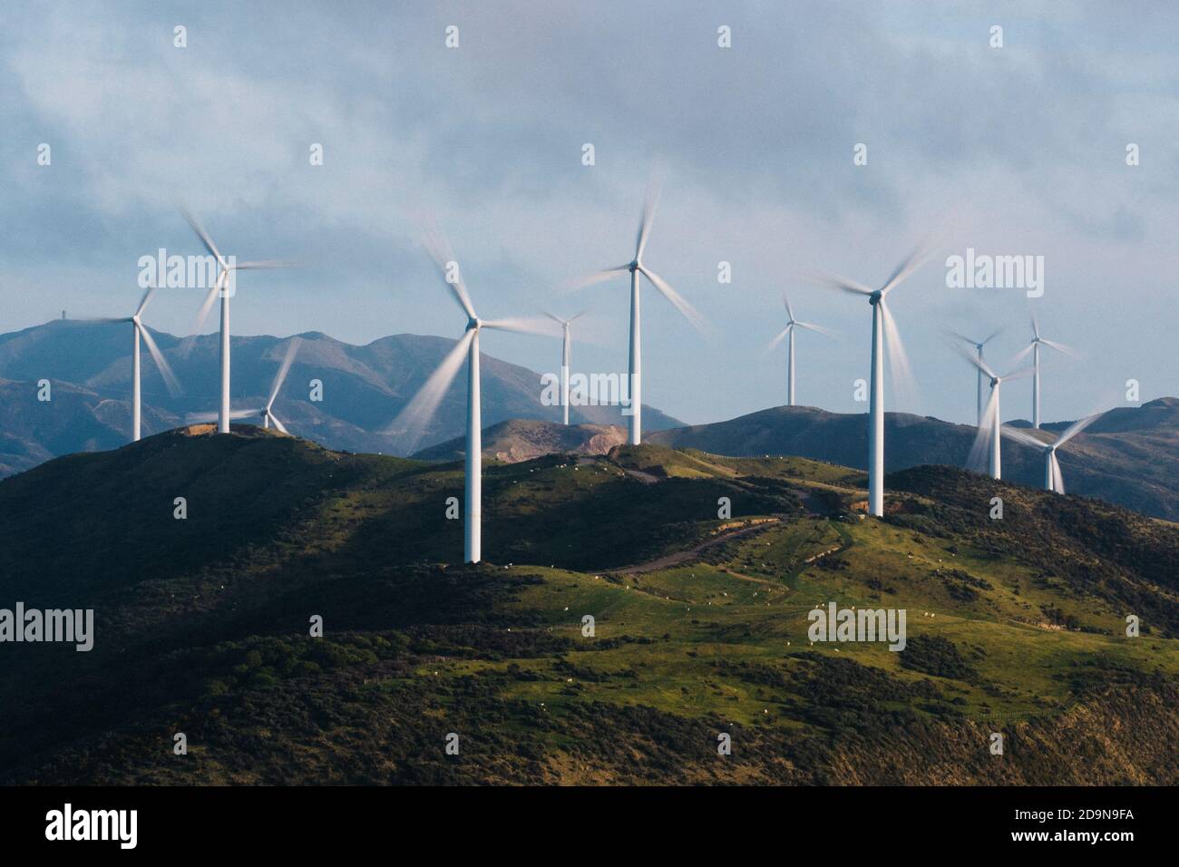 Wind Farm in Makara on New Zealand's North Island Stock Photo - Alamy