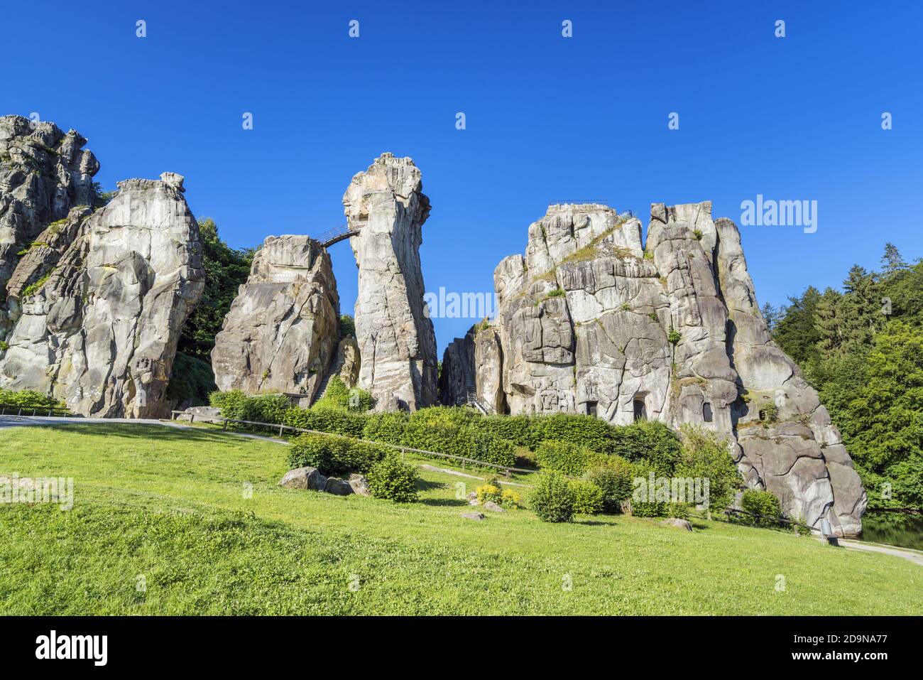 Externsteine near horn bad meinberg hi-res stock photography and images ...