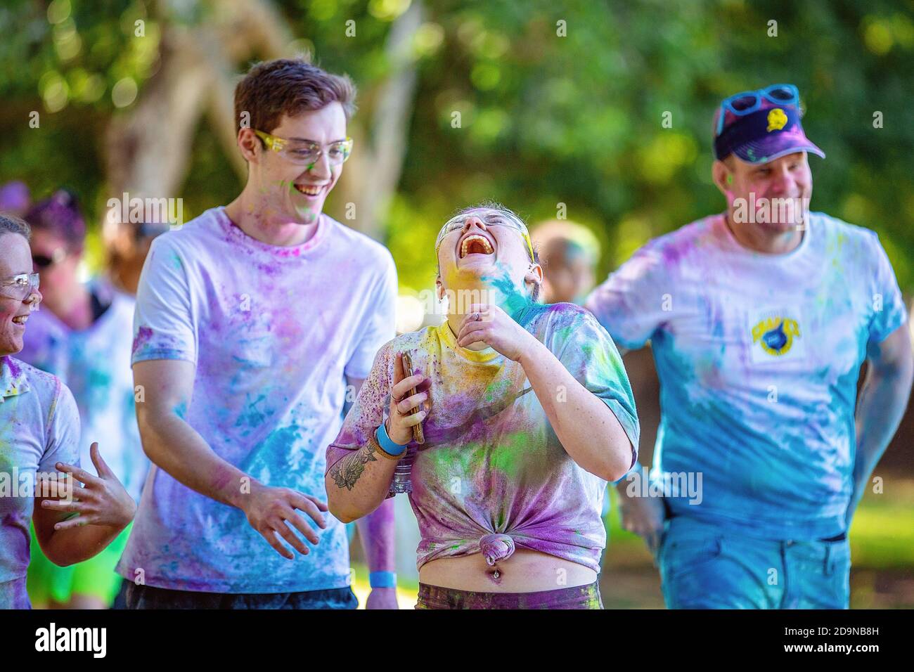 MACKAY, QUEENSLAND, AUSTRALIA - JUNE 2019: Unidentified young woman ...
