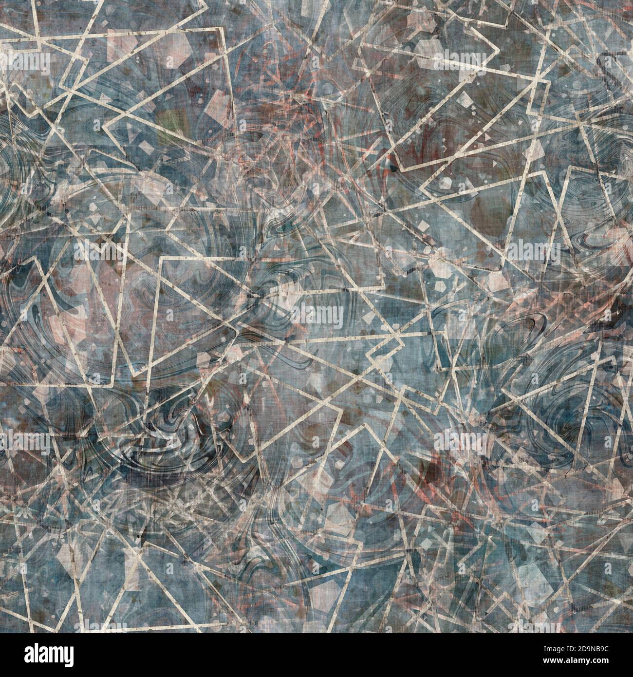 Chic formal grungy geo texture seamless pattern Stock Photo - Alamy