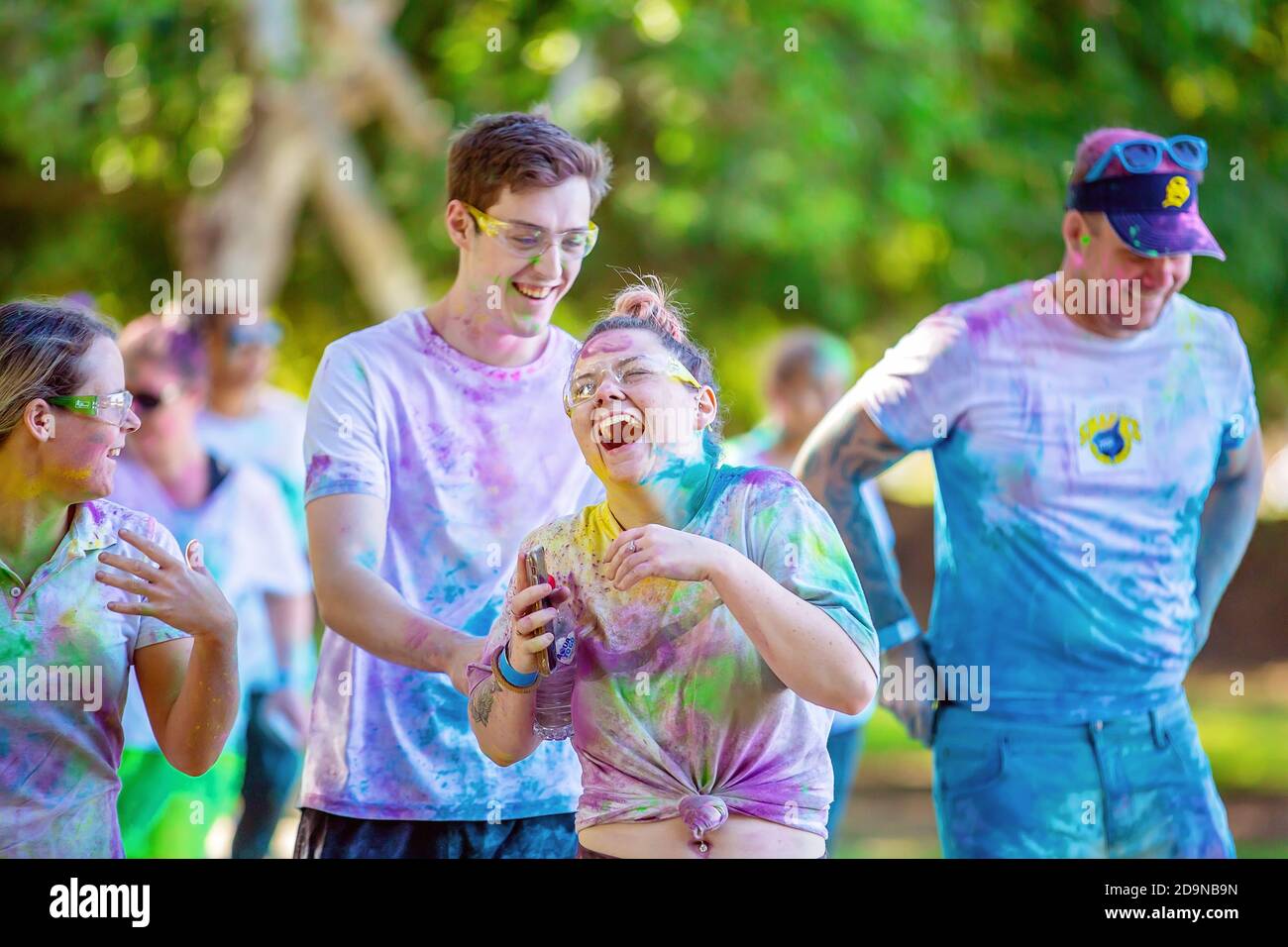 MACKAY, QUEENSLAND, AUSTRALIA - JUNE 2019: Unidentified young woman ...