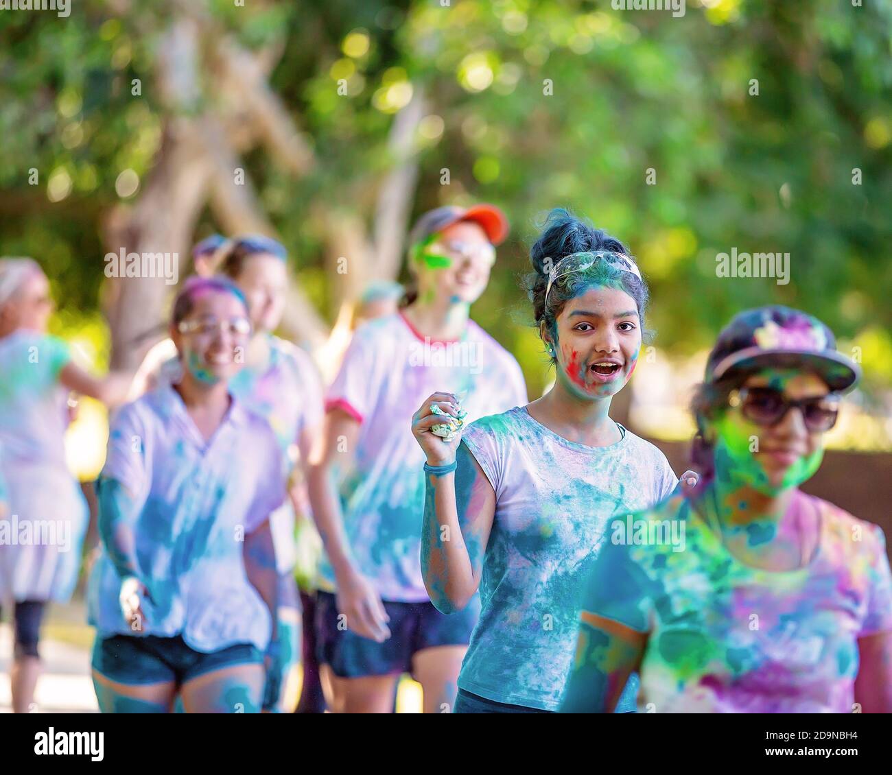 MACKAY, QUEENSLAND, AUSTRALIA - JUNE 2019: Unidentified young woman ...