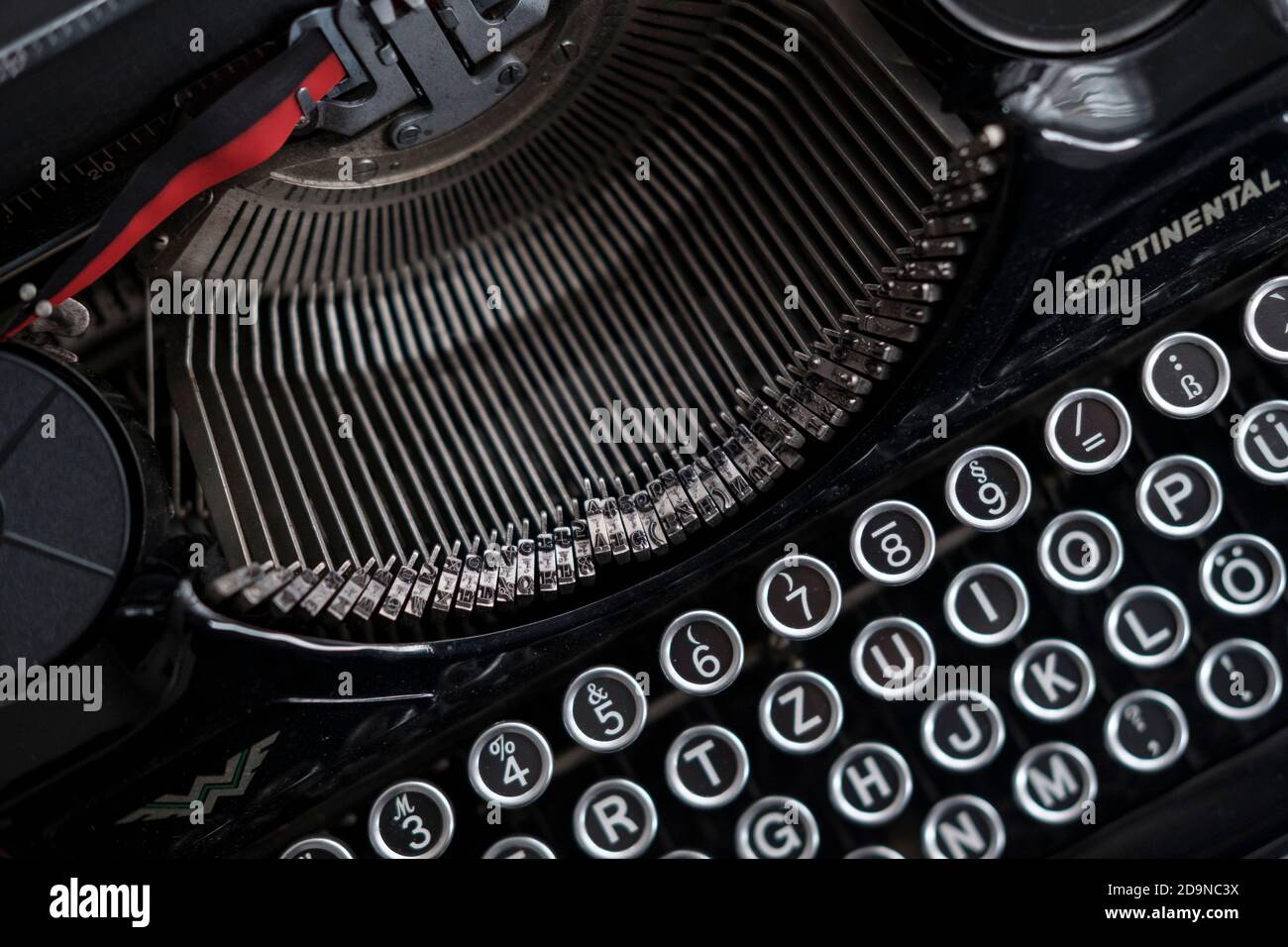 Antique Continental typewriter Stock Photo - Alamy